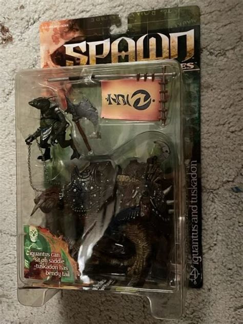 Spawn Dark Ages Iguantus And Tuskadon Action Figure Collectors Edge Comics