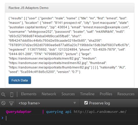 Implementing Ractivejs Adaptors Coding
