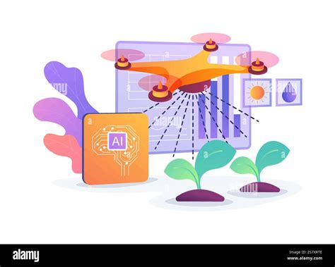 Ai Powered Irrigation Management Abstract Concept Vector Illustration Stock Vector Image And Art