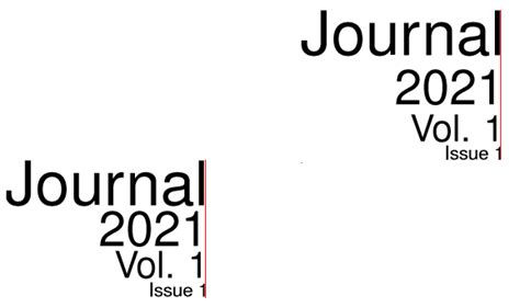 alignment right aligning text with different font sizes tex latex