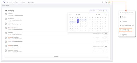 Activity Log