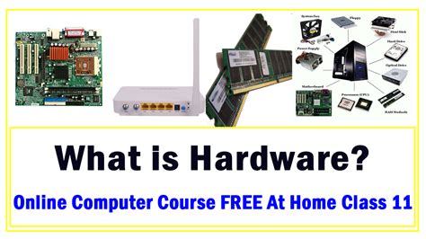 What Is Hardware Internal External Parts Of Hardware Online Computer Course FREE At Home