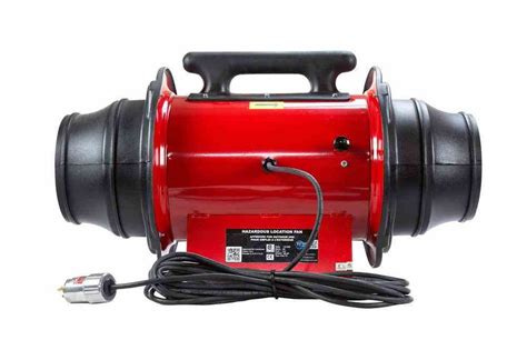 Larson Electronics Explosion Proof Electric Inline Axial Fan Blower Class I Div I 1 3