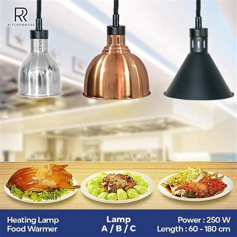 Jual Bebas Ongkir Electric Heating Lamp Food Warmer Heat Light