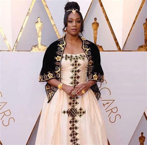 Tiffany Haddish In Eritrean Princess Gown Ethiopian Clothing Red
