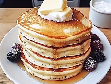Fluffy Buttermilk Pancakes Easy Homemade Recipe