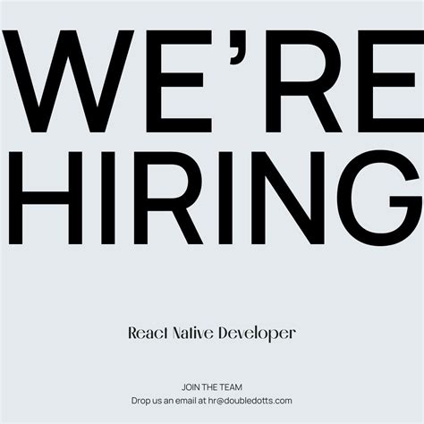 Aarzu G On Linkedin Reactnative Developerjobs Surat Hiringnow Doubledotts