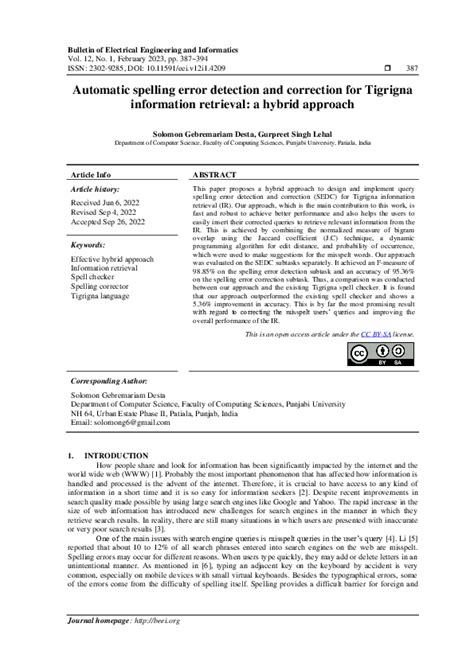 pdf automatic spelling error detection and correction for tigrigna