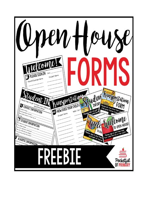 Open House Forms Freebie Pdf Free Download
