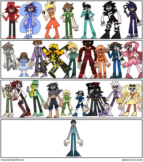 Humanized Alphabet Lore - Comic Studio