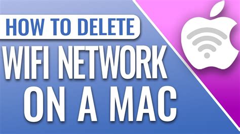 How To Delete A WiFi Network On Mac YouTube