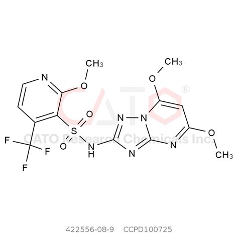422556 08 9 甲氧磺草胺 Pyroxsulam Cato佳途