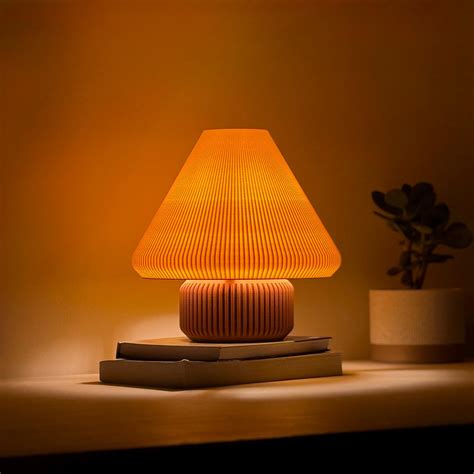 Minimalist Table Lamp With Warm Glow Modern Bedside And Desk Lamp Cozy