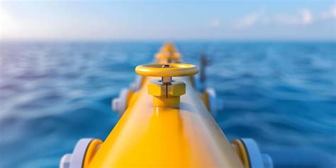 Gas Pipelines And Valves For Transporting Gas Or Oil At Sea A Detailed