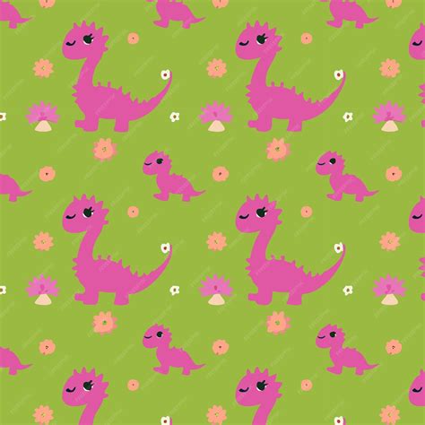 Premium Vector Dinosaur Dino Pattern Vector