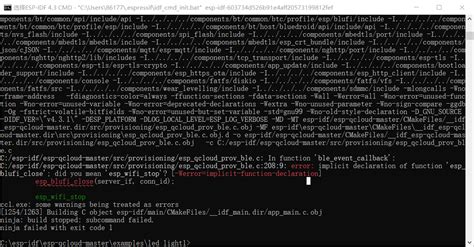 执行idf py flash monitor 指令之后，编译失败 · issue 20 · espressif esp qcloud