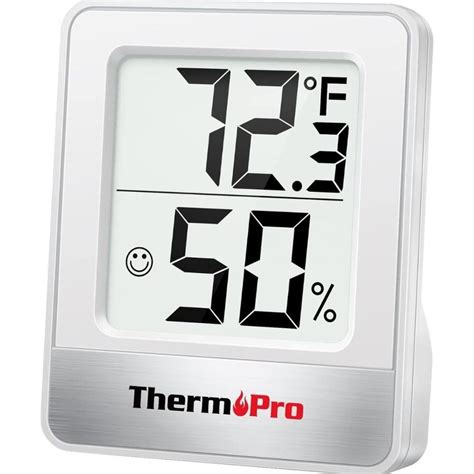 Thermopro Tp49 Digital Hygrometer Indoor Thermometer Humidity Meter Room Thermometer With