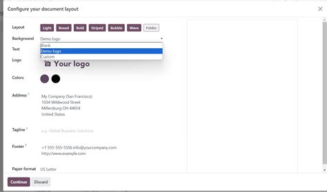 How To Configure New Report Layout And Fonts In Odoo 18