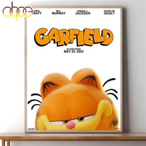 The Garfield Movie Poster Art Print Wall