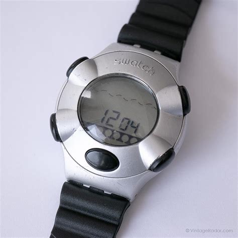 2000 Swatch Beat Yfs4000 Virtual Wave I Watch Digital Swatch Watch