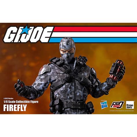 Threezero X Hasbro Gi Joe Figzero Firefly 16 Scale Figure Gray