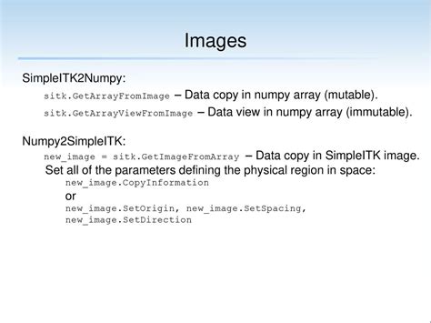 simpleitk fundamental concepts ppt download