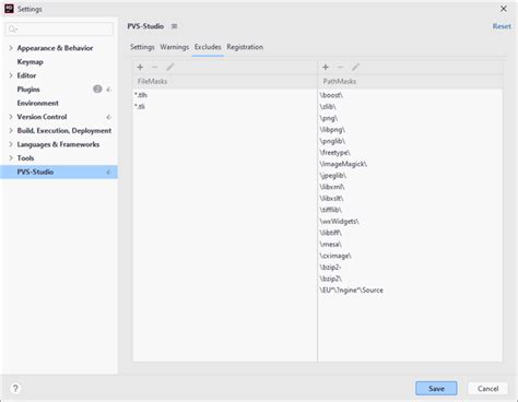 Excluding Files And Directories From Analysis