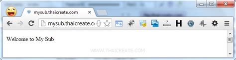 การสร้าง Subdomain บน Cpanel เพื่อสร้าง Sub Domain