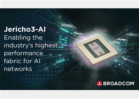 Broadcom lancia il fabric ad alte prestazioni per reti AI Jericho3-AI - Elettronica & Mercati