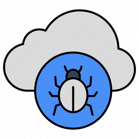 Cloud Bug Cloud Virus Cloud Malware Infected Cloud Cloud Technology Icon Download On