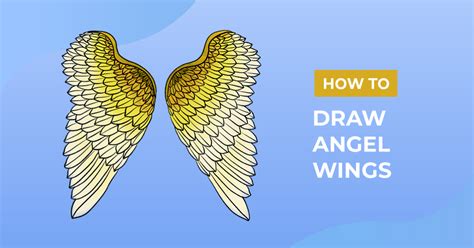 How To Draw Angel Wings Step By Step
