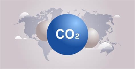 Co2 이산화탄소 독성 가스 분자는 세계 지도 배출 감소 개념에 있습니다 프리미엄 벡터