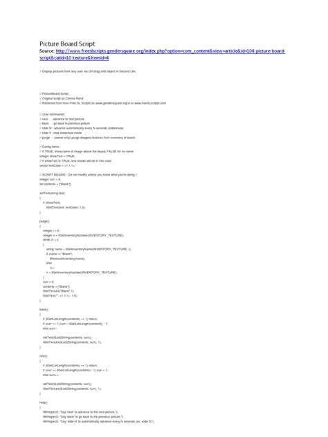 Second Life Scripting Pdf Second Life Email