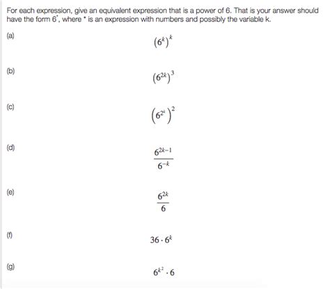 solved for each expression give an equivalent expression
