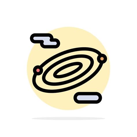 Rotation Science Space Abstract Circle Background Flat Color Icon 13138316 Vector Art At Vecteezy