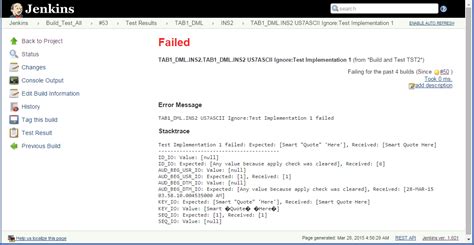 Relational Design Generation Integrating Jenkins And SQL Developer S Unit Test