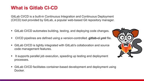 Introduction To Gitlab Cicd Presentationpptx Technology And Computing
