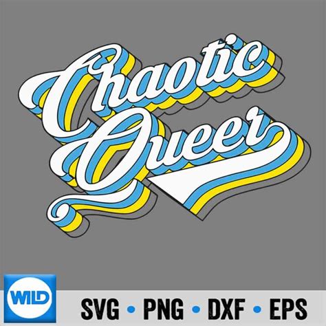 Queer Svg Chaotic Queer Tabletop Lgbt Gaming Pan Flag Pansexual Svg