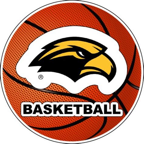 Southern Mississippi Golden Eagles 4 Inch Round Basketball Ncaa Hoops