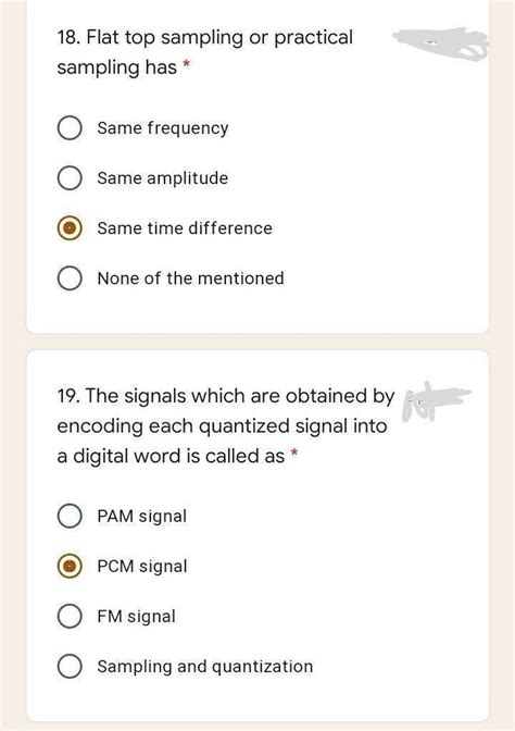 Solved 18 Flat Top Sampling Or Practical Sampling Has