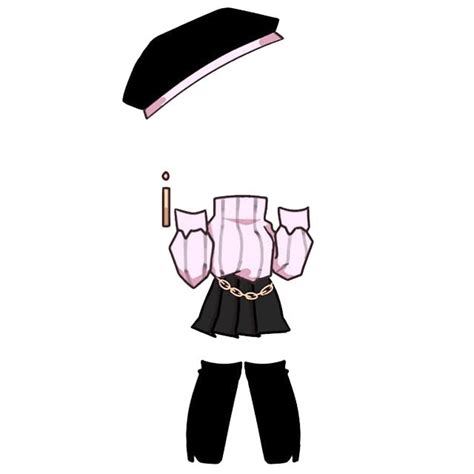 Гача Лайф ПНГ — Одежда глаза аксессуары волосы Chibi Nghệ Thuật Fractal Dễ Thương