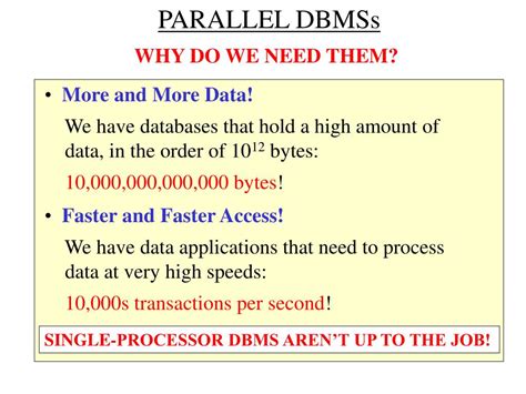 Ppt Parallel And Distributed Databases Powerpoint Presentation Free