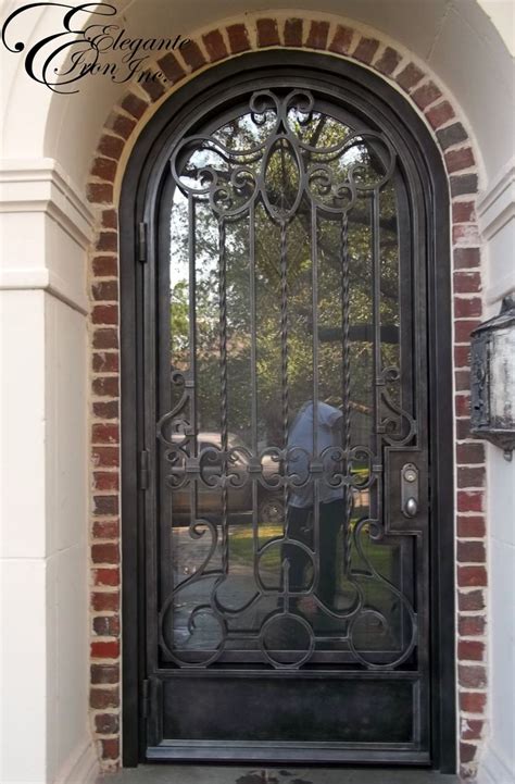 Custom Wrought Iron Door Full Arch Single Entry Doors Door Picture