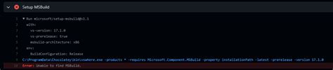 Unable To Find MSBuild On Visual Studio 2022 Issue 73 Microsoft Setup Msbuild GitHub