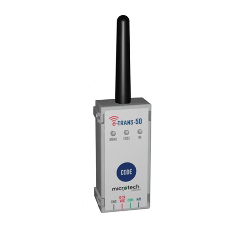 E Trans 50 Microtech Wireless Vehicle Detection E Trans 50 From