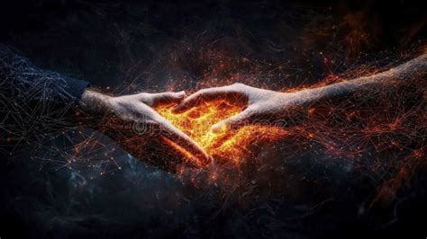 Collaborative Problem Solving Abstract Concept Digital Art Dark Environment Close Up Viewpoint