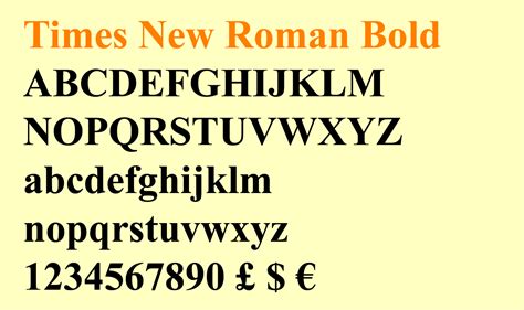 Times New Roman Italic Font