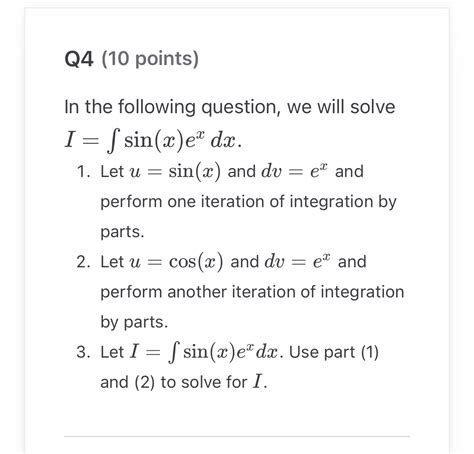 Solved Q4 10 ﻿pointsin ﻿the Following Question We ﻿will