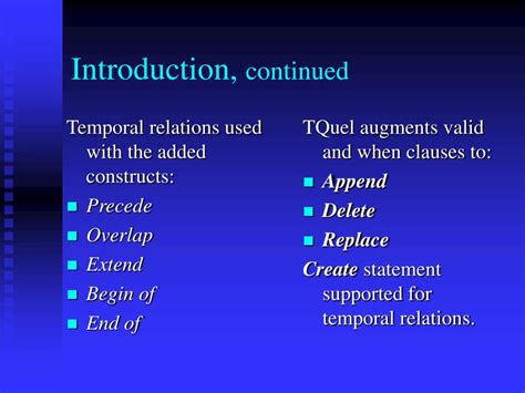 Ppt Performance Analysis Of Temporal Queries Powerpoint Presentation Id4119167