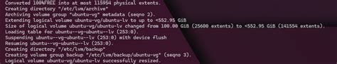 Resize Maximize The Default Logical Volume In Ubuntu